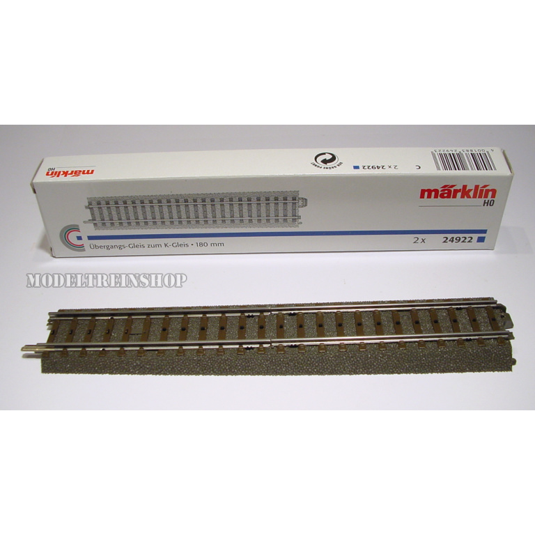 Marklin C Rail 24922 Overgangsrail C naar de K-rail - Modeltreinshop