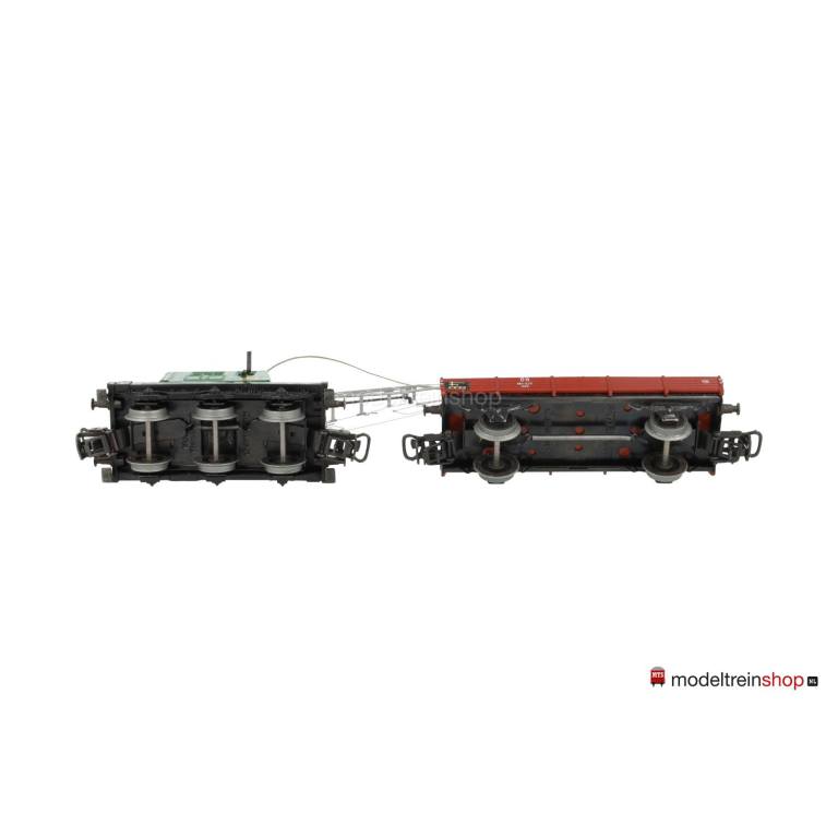 Marklin H0 4671 Kraanwagen met Lageboordwagen - 4503 - Modeltreinshop