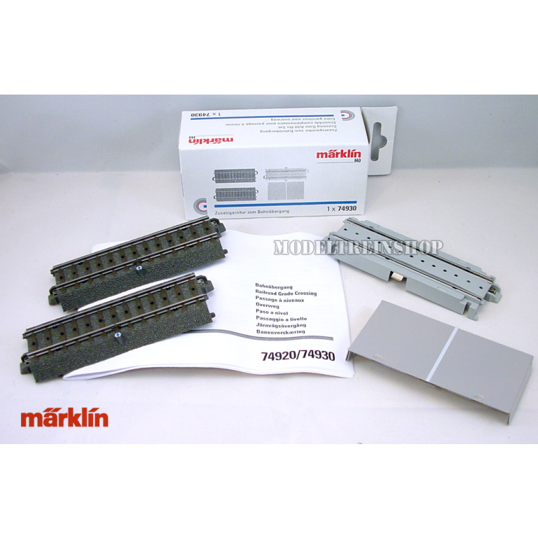 Marklin H0 74930 Extra garnituur voor overweg 74290 - Modeltreinshop