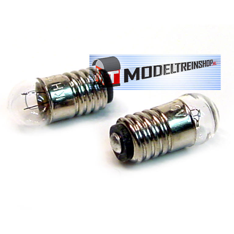 Lampje met schroeffitting E 5,5 - 12v 0,05A - 56771 - Modeltreinshop