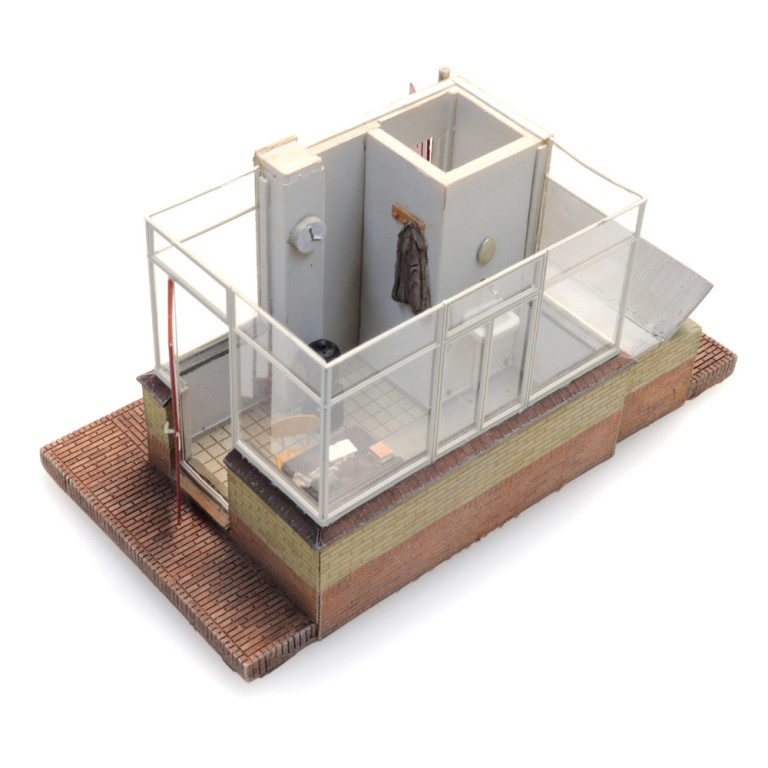 Artitec H0 10.395 Overweg Wachtpost W32 bouwpakket - Modeltreinshop