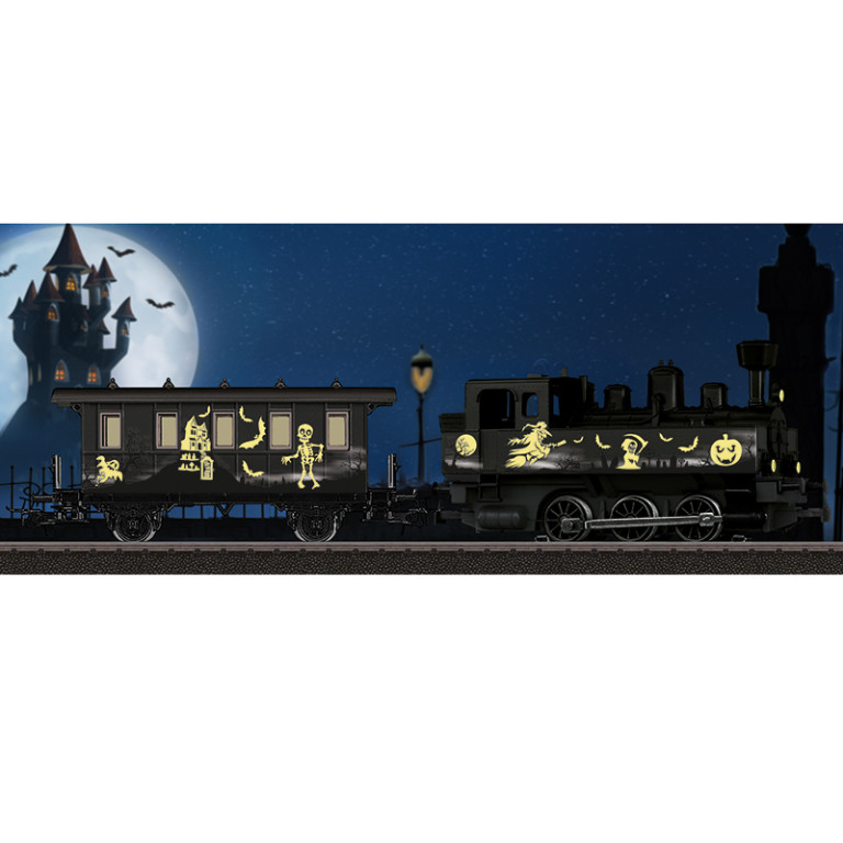 Marklin H0 36872 Stoomlocomotief Halloween - Glow in the Dark ...