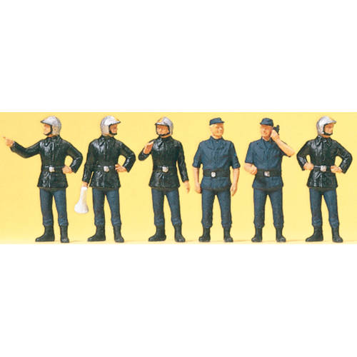 Preiser H0 10232 Brandweerlieden Frankrijk - Modeltreinshop
