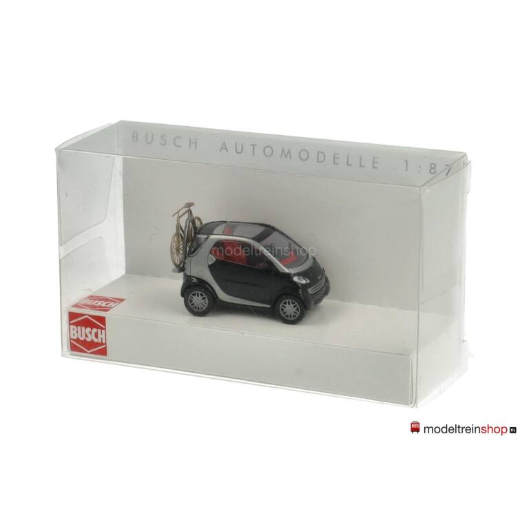 Busch H0 48907 Smart City Coupé met achterop fiets op drager ...